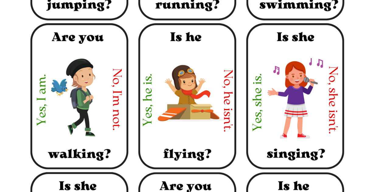 Інтерактивна гра "Go fish ! Present Continuous" | Інтерактивні ...